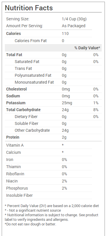 General Mills White Rice Flour - 50 lbs